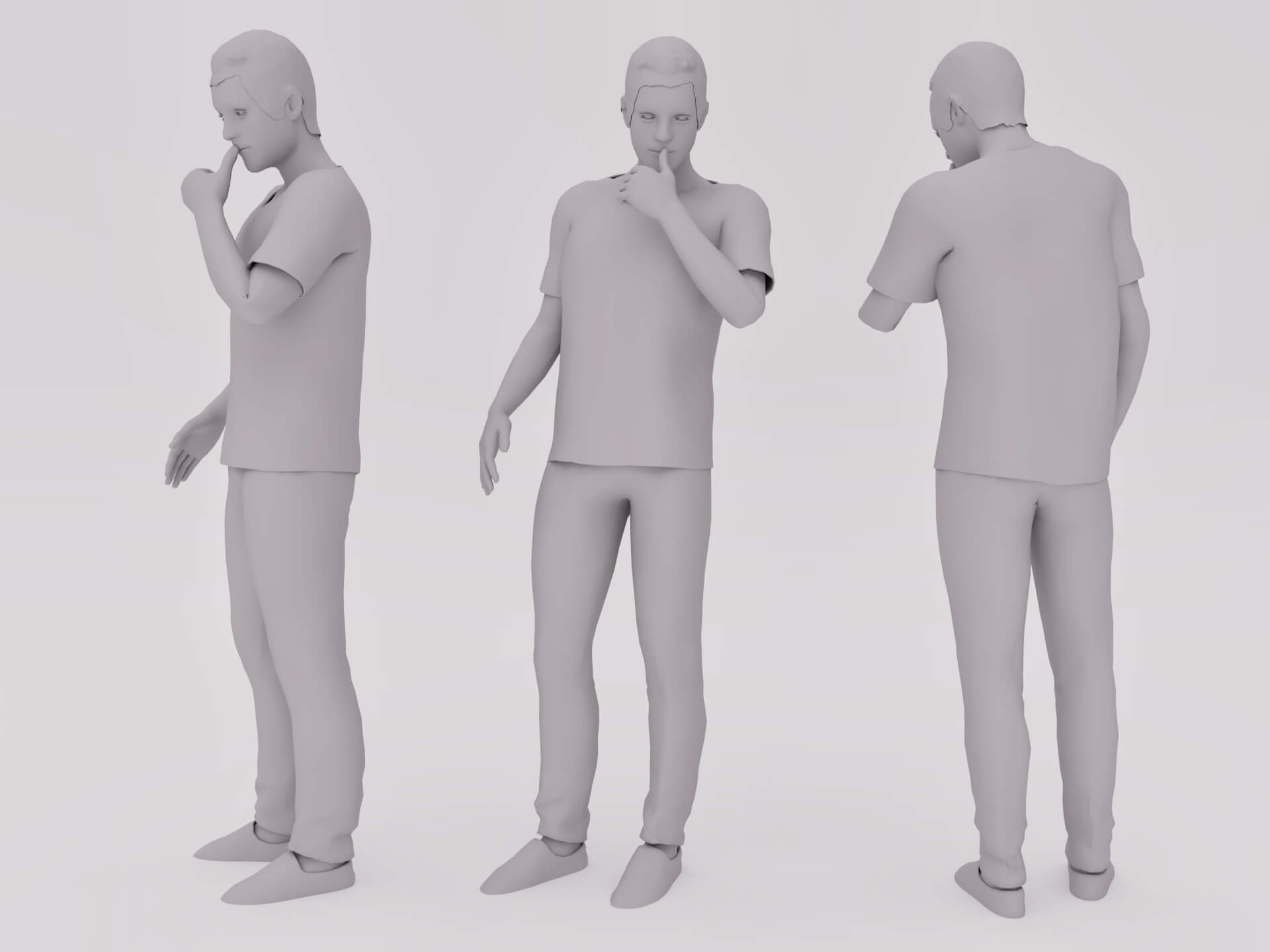 Casual People 3D Pack Vol.1 by FIRA