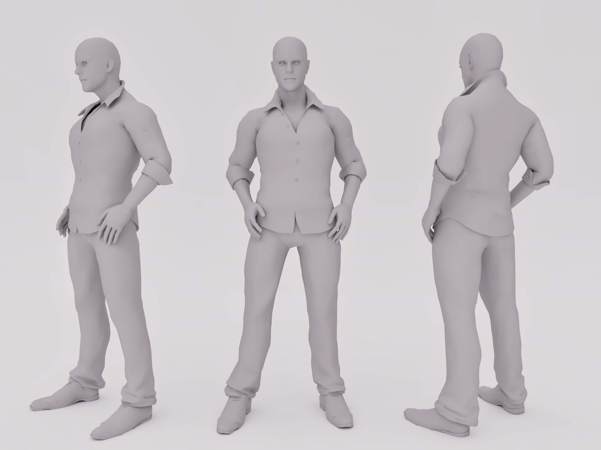 Casual People 3D Pack Vol.1 by FIRA