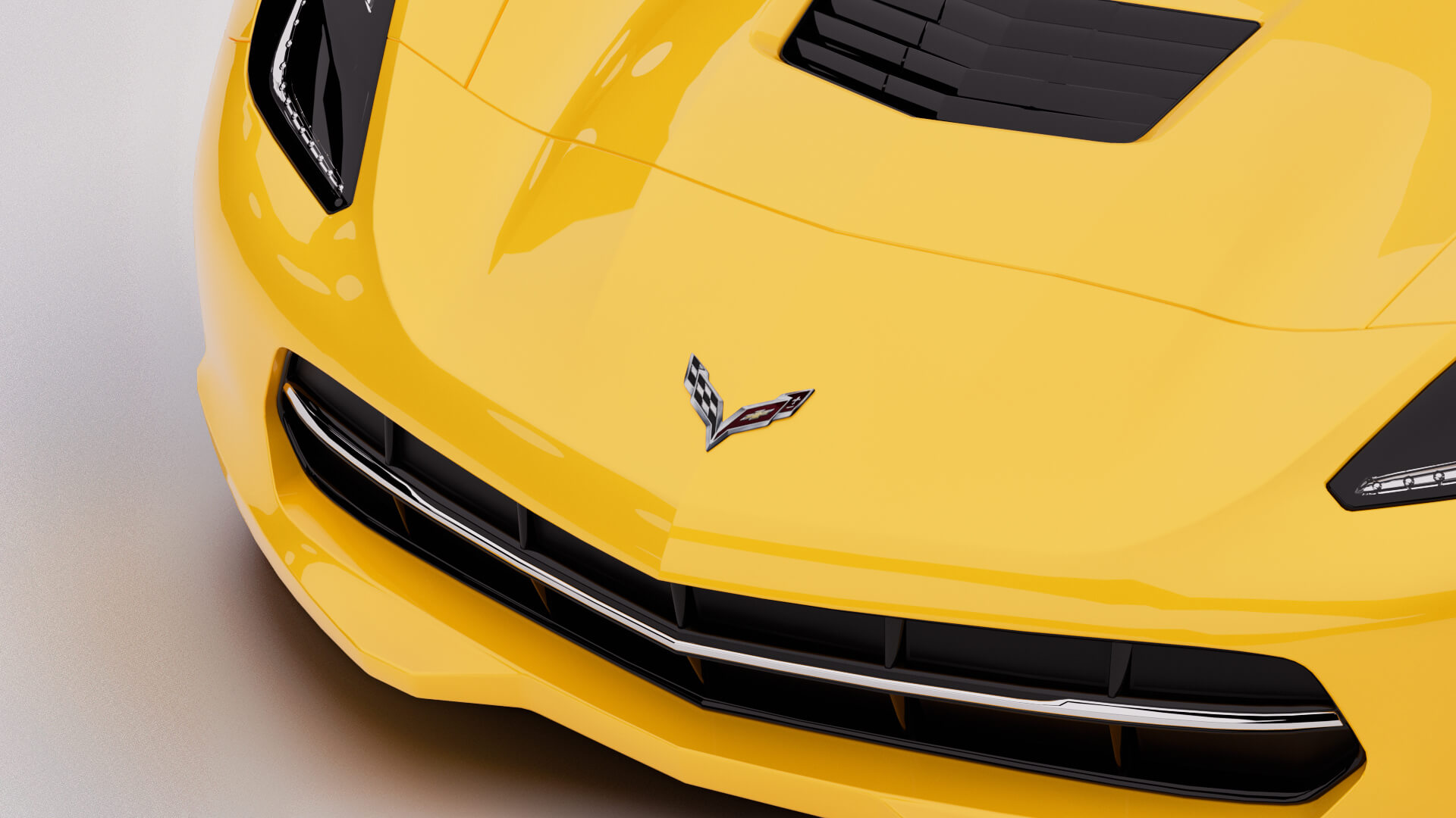Chevrolet Corvette C7 Stingray 2014 - 3D Model by FIRA