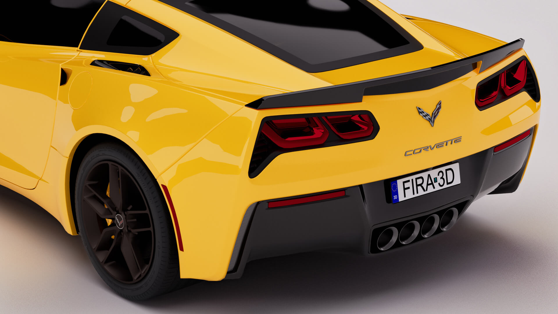 Chevrolet Corvette C7 Stingray 2014 - 3D Model by FIRA