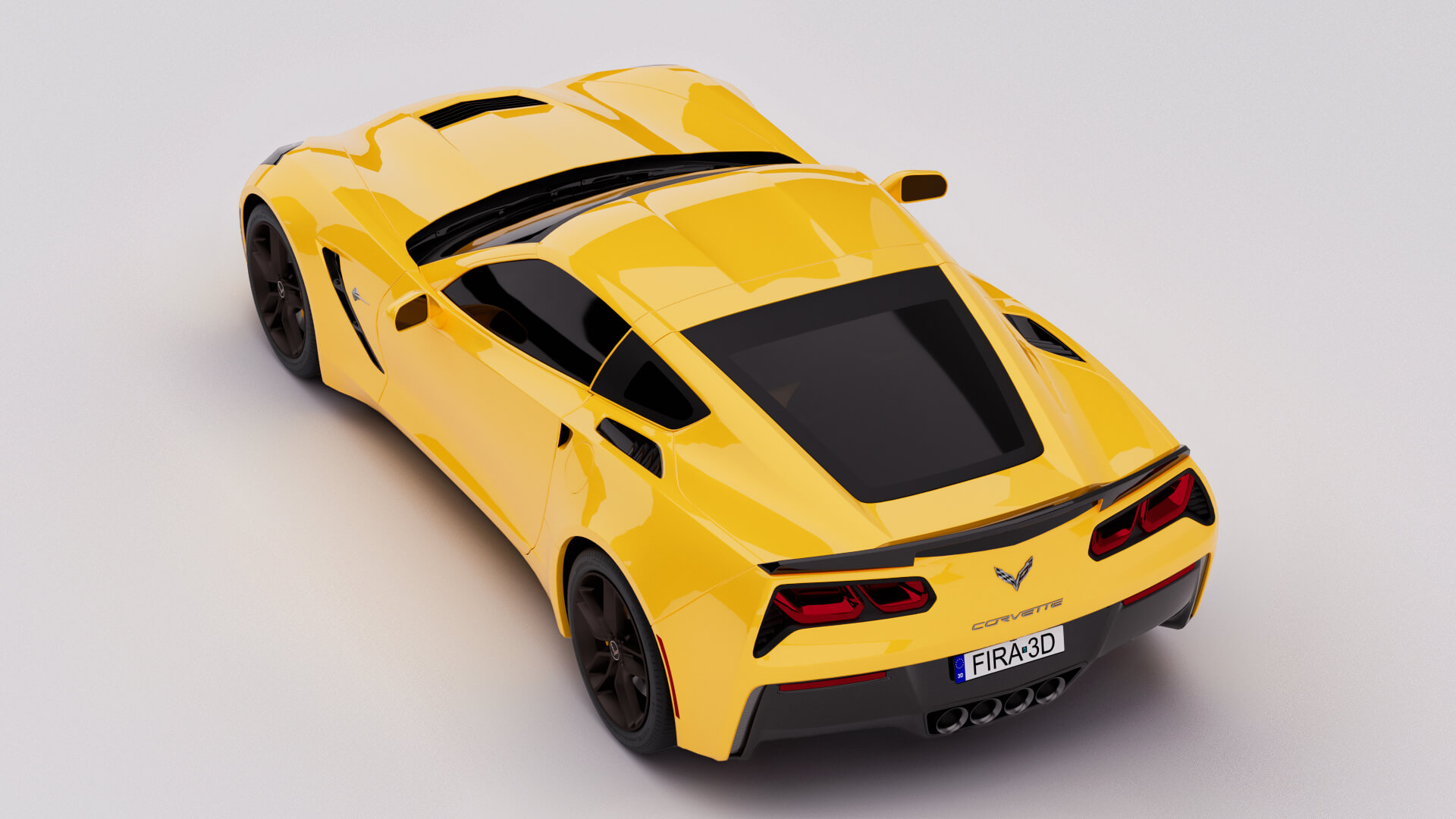 Chevrolet Corvette C7 Stingray 2014 - 3D Model by FIRA