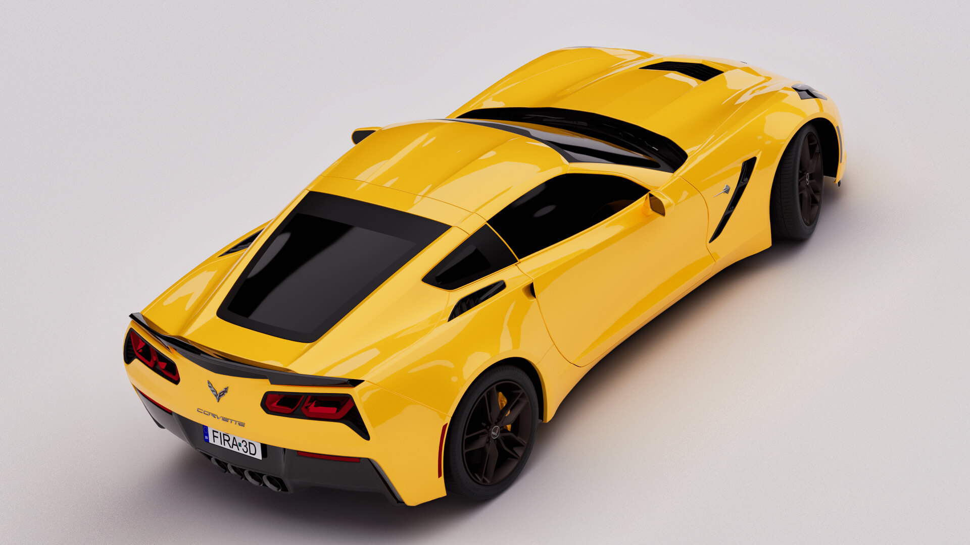 Chevrolet Corvette C7 Stingray 2014 - 3D Model by FIRA