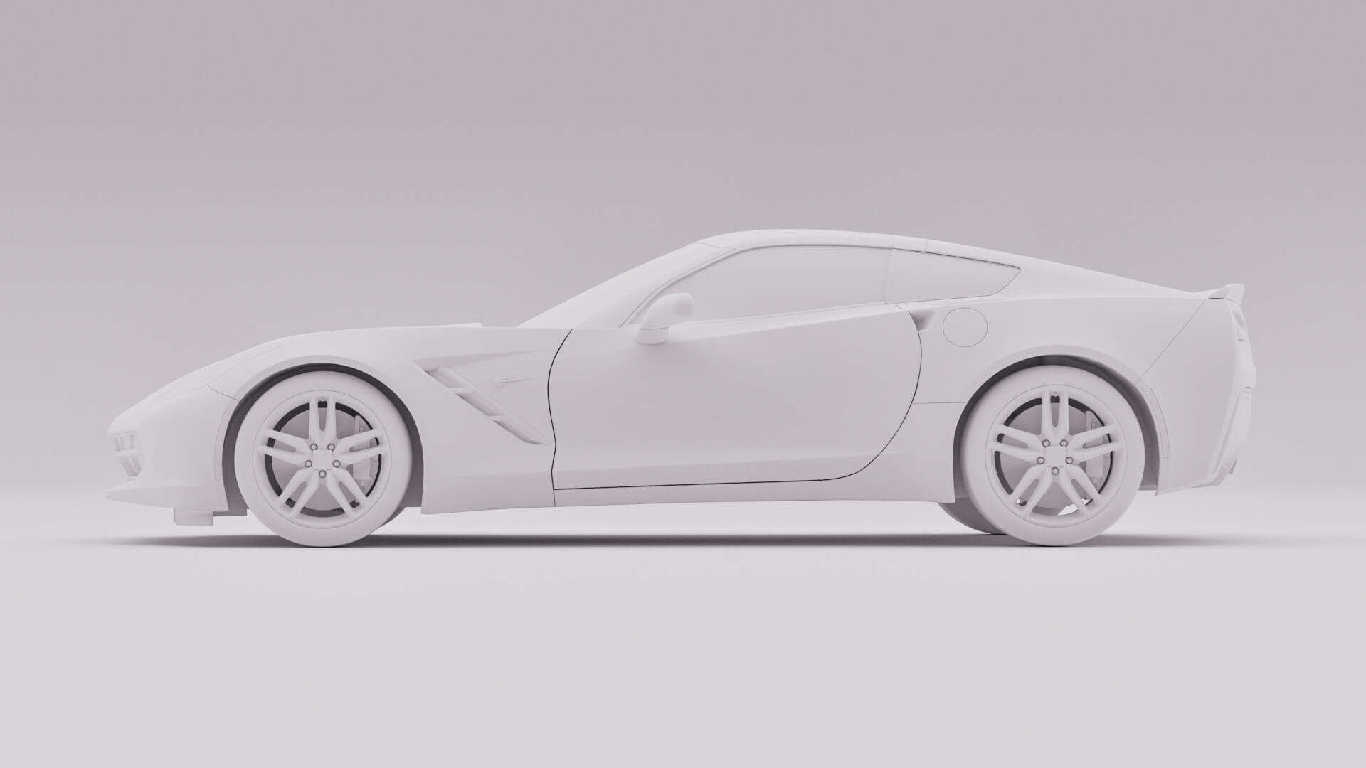 Chevrolet Corvette C7 Stingray 2014 - 3D Model by FIRA