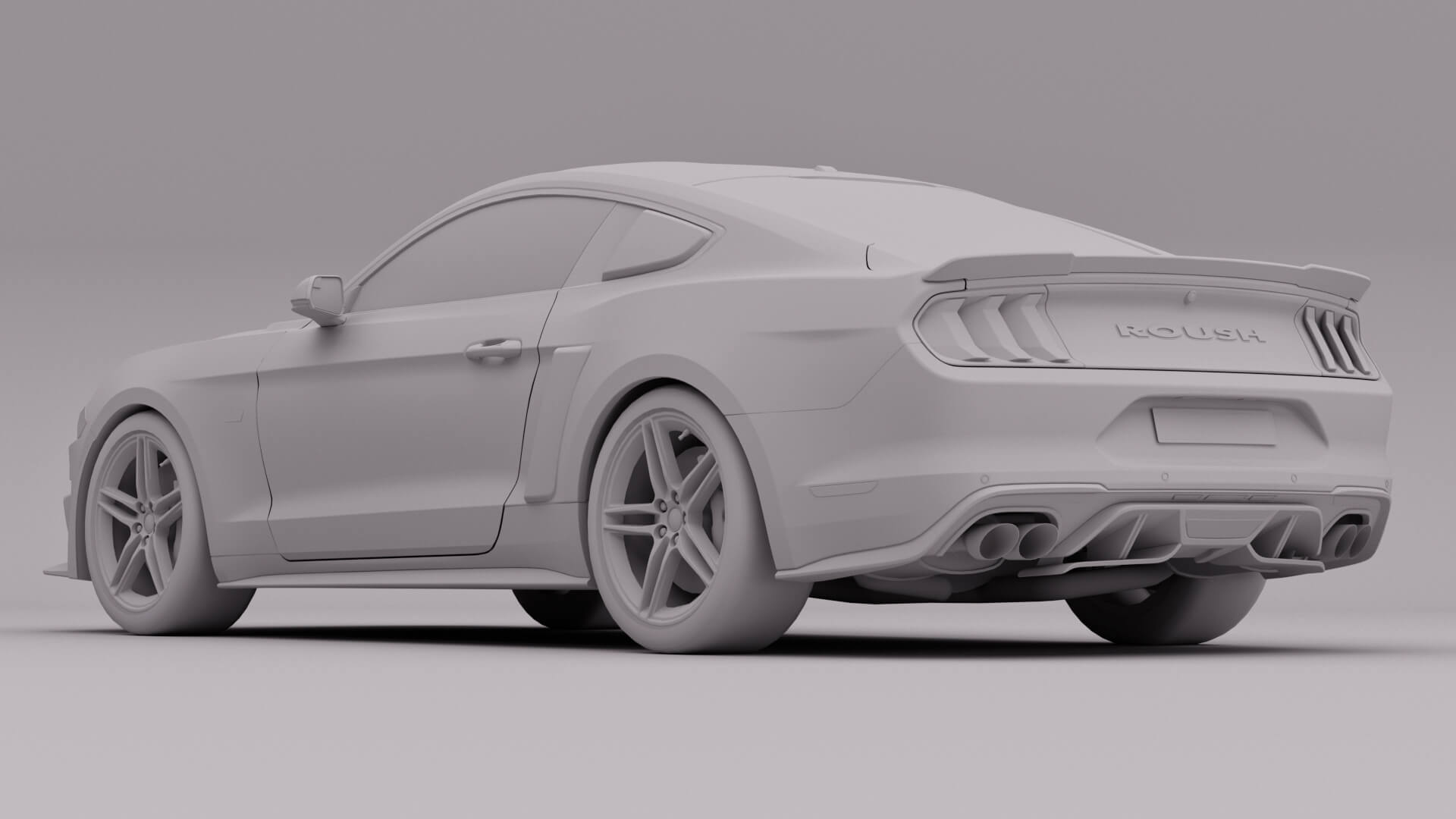 Ford Mustang Roush 2019 - 3D Model by FIRA