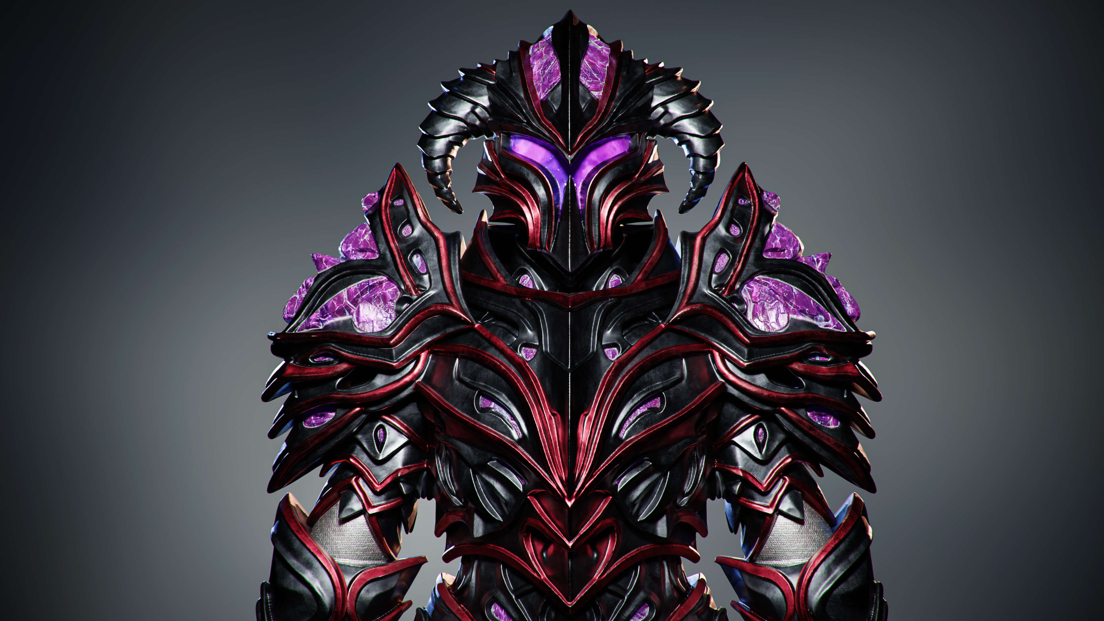 Obsidian Knight 3D Render, Digital Art by FIRA