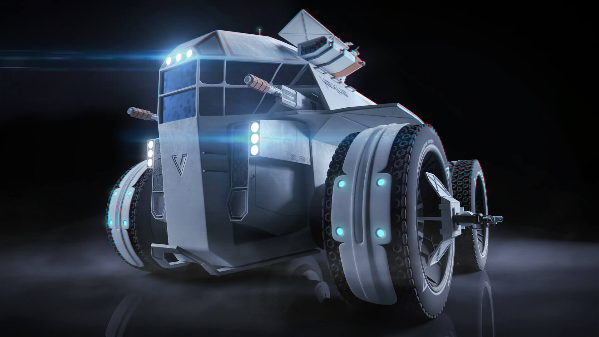 VEXUS SOL 250-EX 3D Render, Digital Art by FIRA