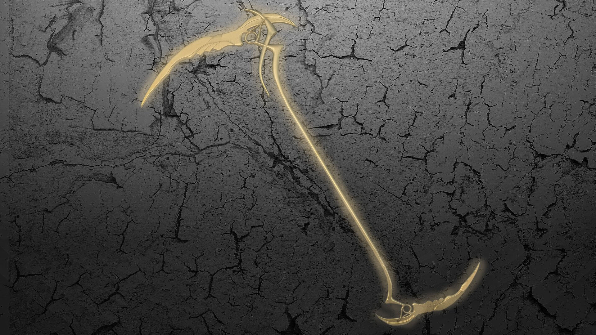 Golden Scythe - 3D Model by FIRA