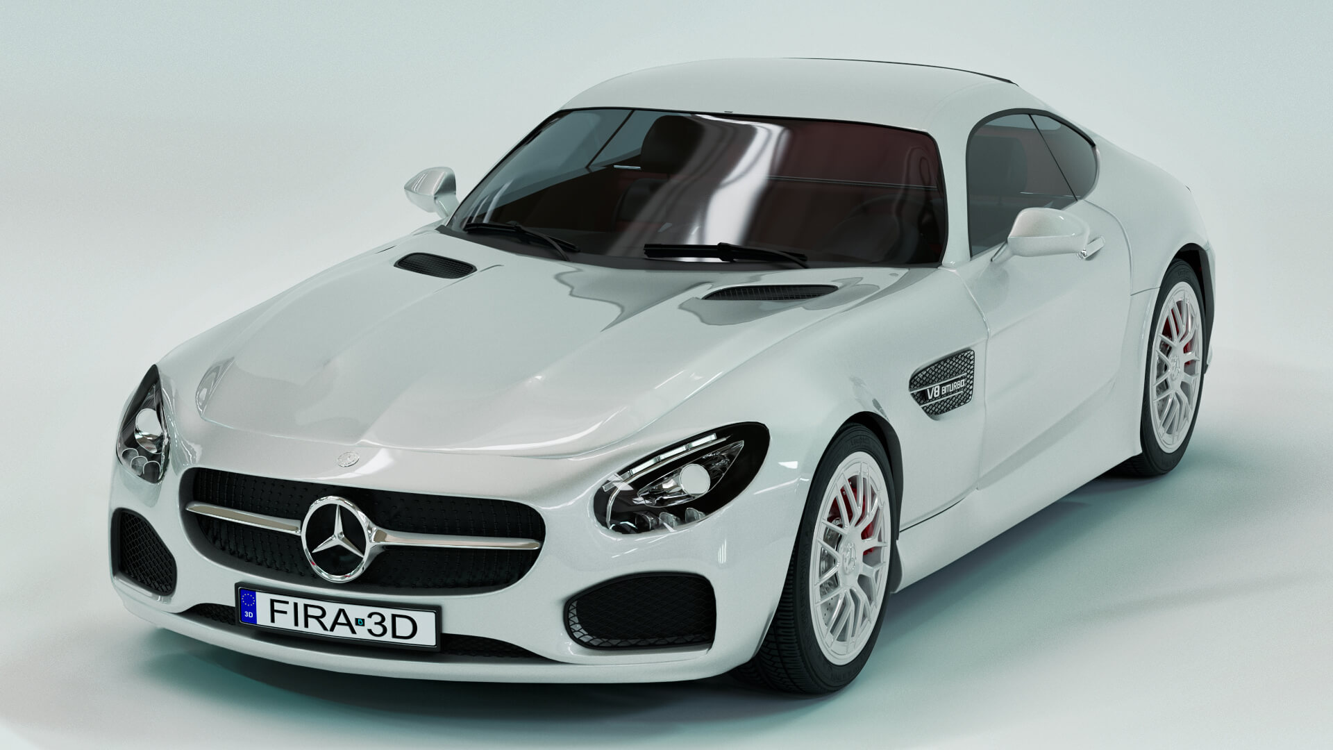 Mercedes AMG GT 2015 - 3D Model by FIRA