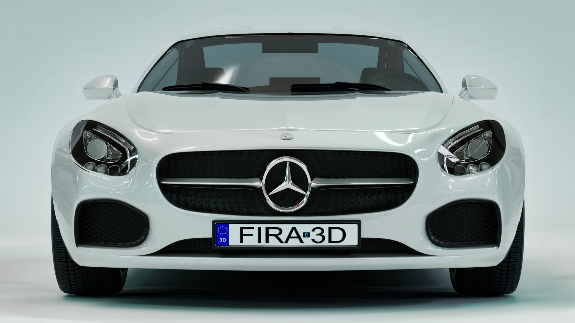 Mercedes AMG GT 2015 - 3D Model by FIRA