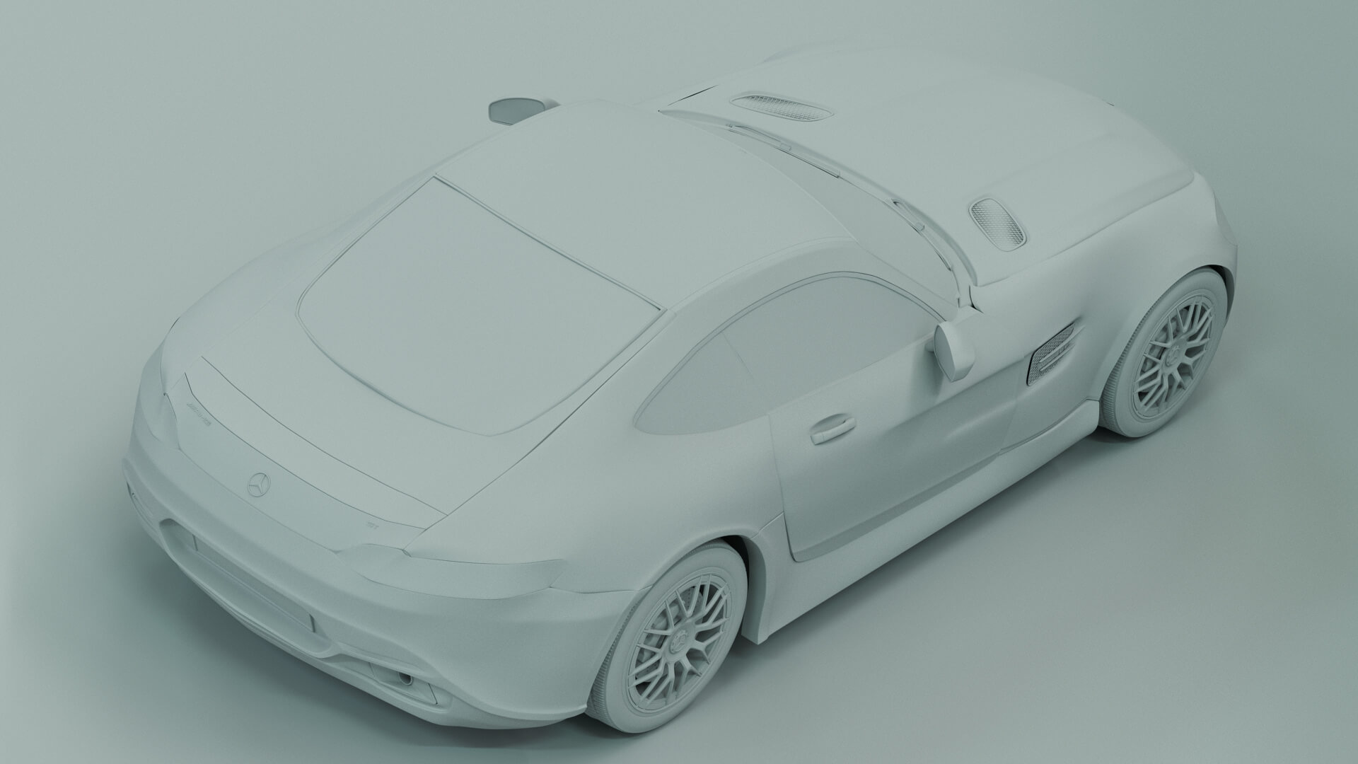 Mercedes AMG GT 2015 - 3D Model by FIRA