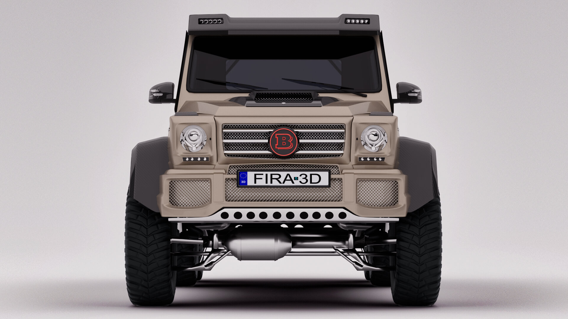 Mercedes G63 Brabus 6X6 2015 - 3D Model by FIRA