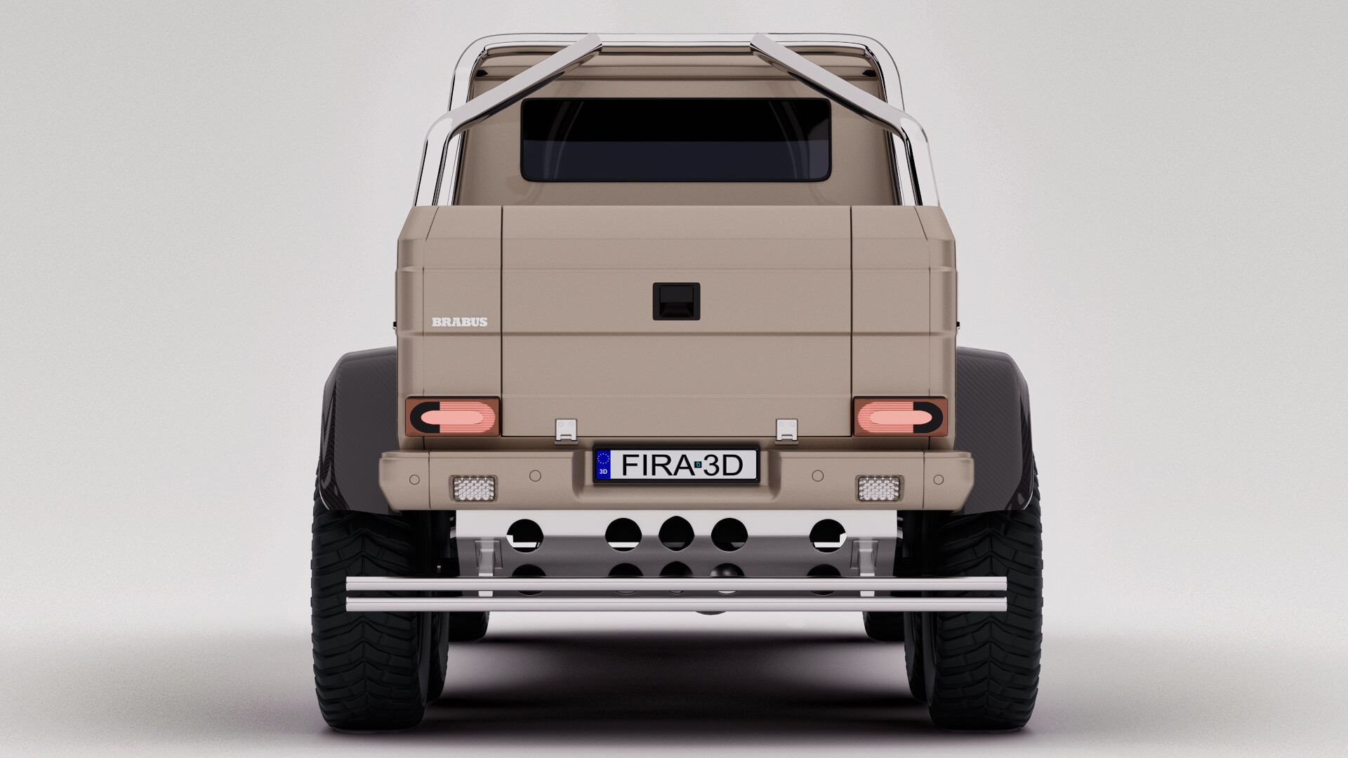 Mercedes G63 Brabus 6X6 2015 - 3D Model by FIRA