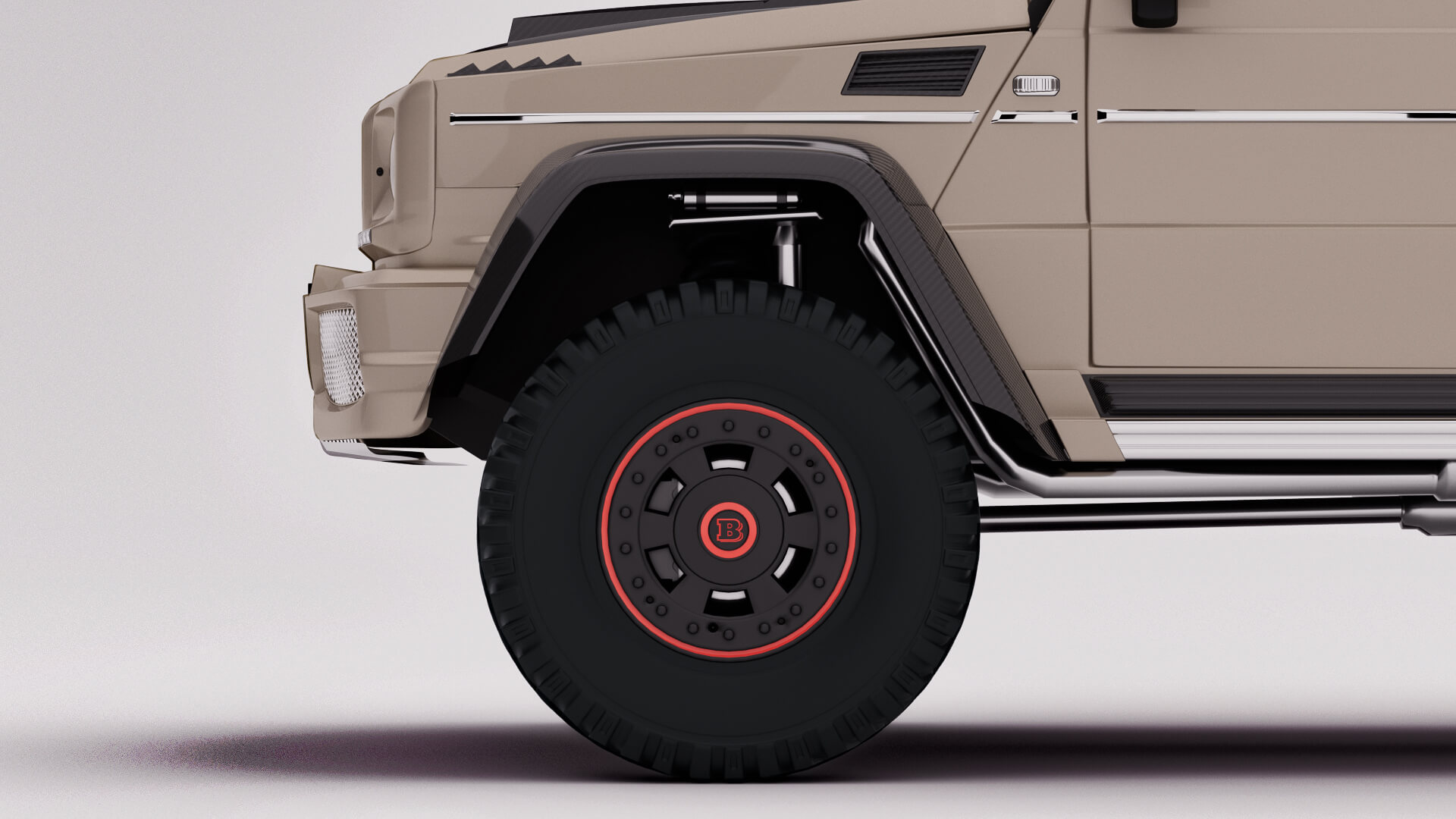 Mercedes G63 Brabus 6X6 2015 - 3D Model by FIRA