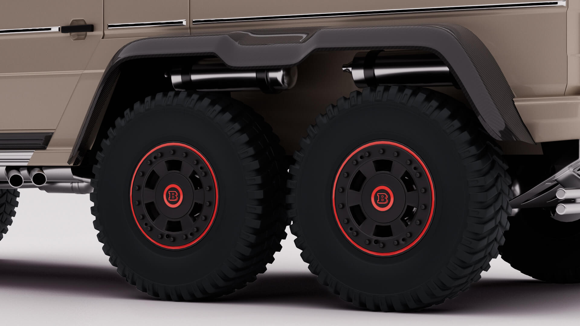 Mercedes G63 Brabus 6X6 2015 - 3D Model by FIRA
