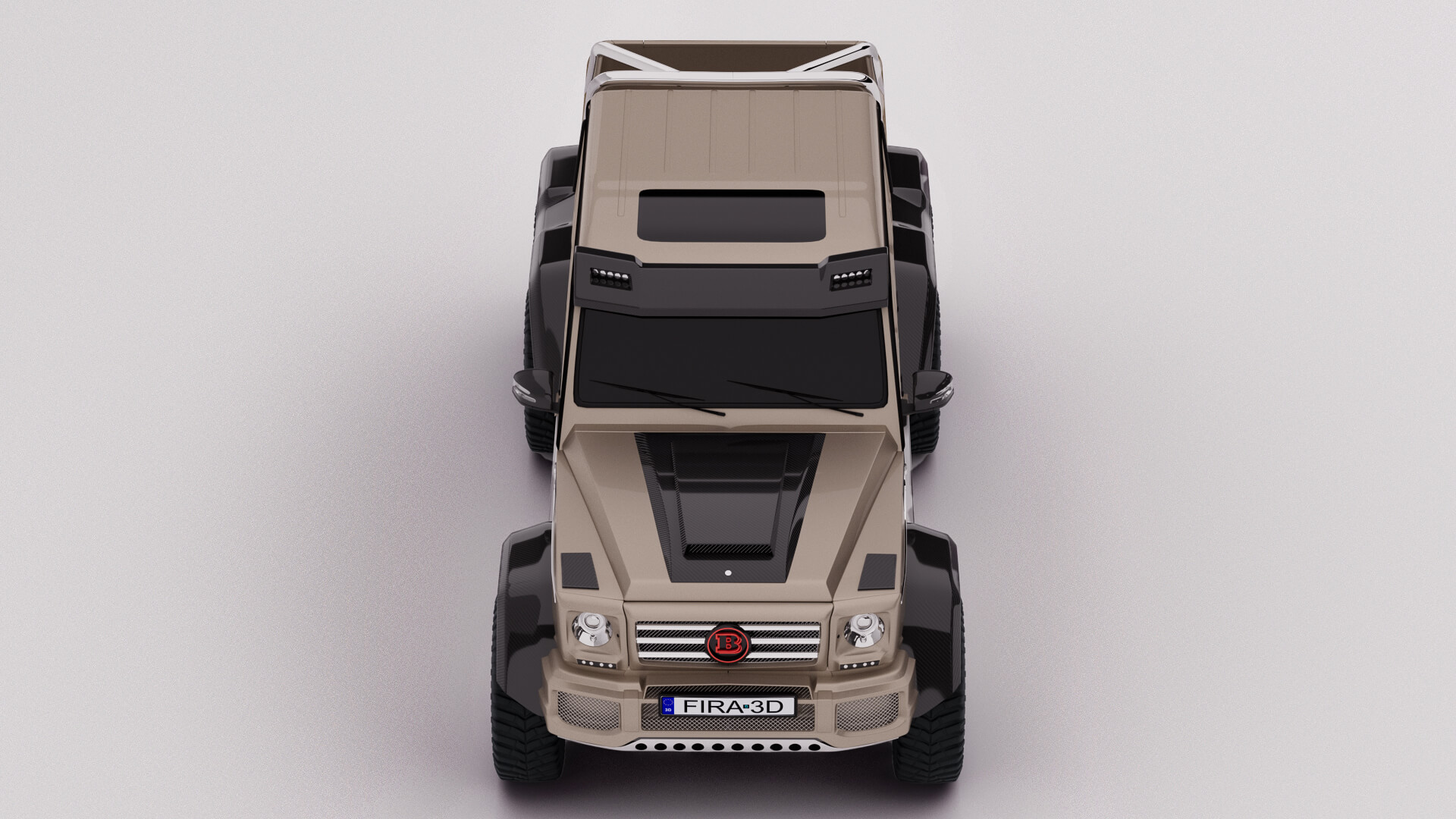 Mercedes G63 Brabus 6X6 2015 - 3D Model by FIRA