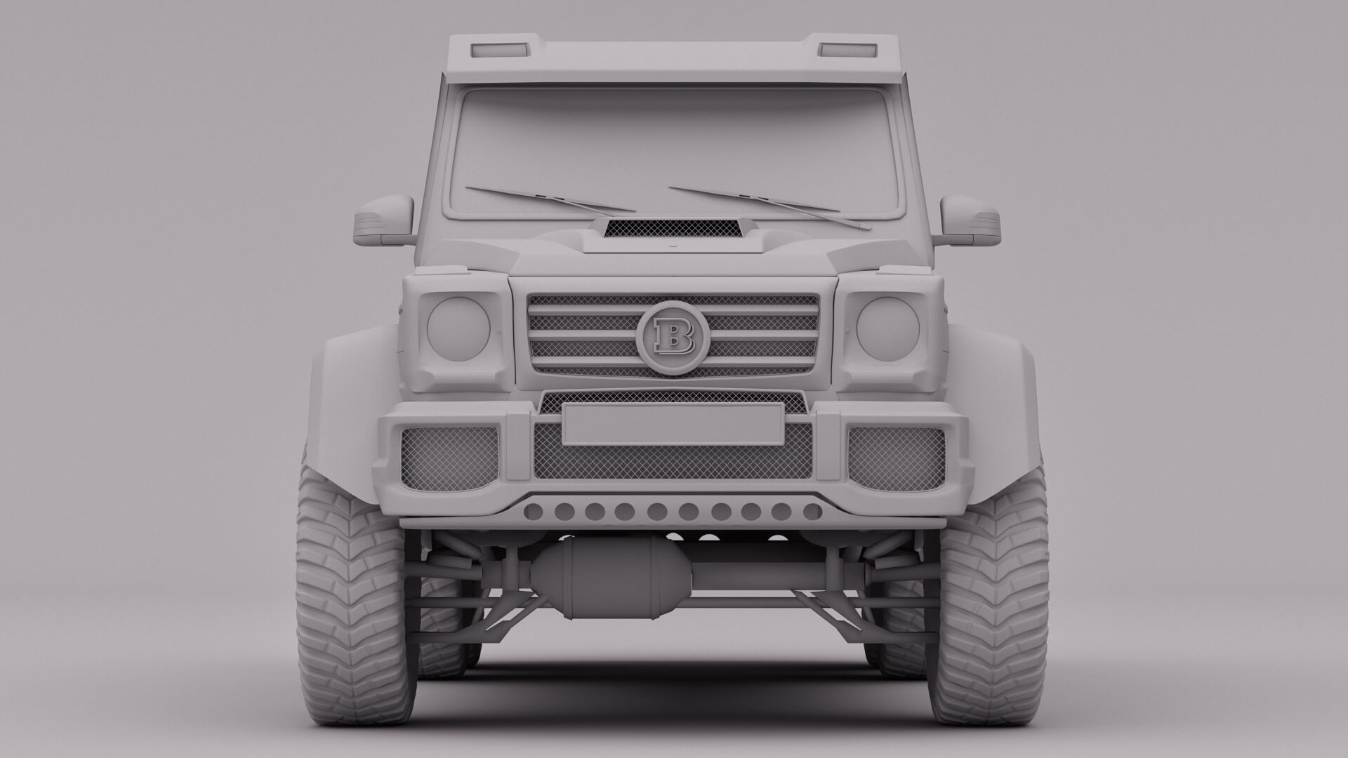 Mercedes G63 Brabus 6X6 2015 - 3D Model by FIRA