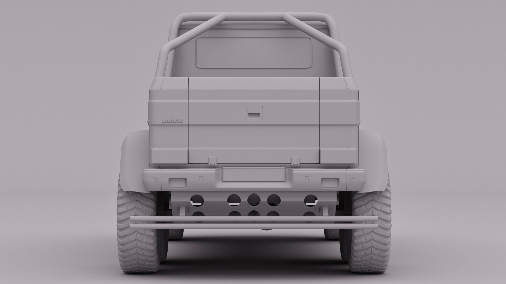 Mercedes G63 Brabus 6X6 2015 - 3D Model by FIRA