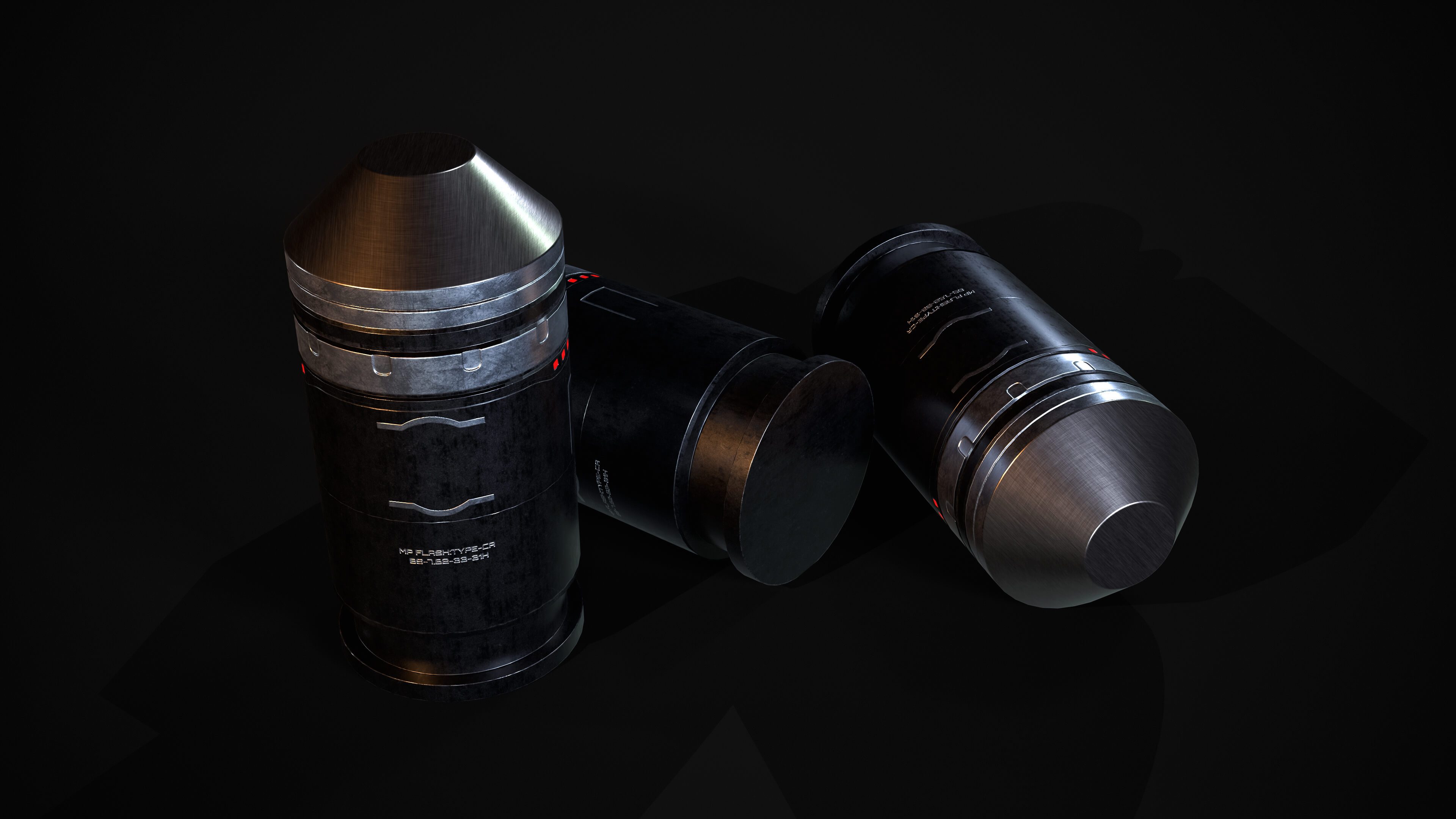 Sci-Fi Bullets Pack Vol. 2 3D Model by FIRA