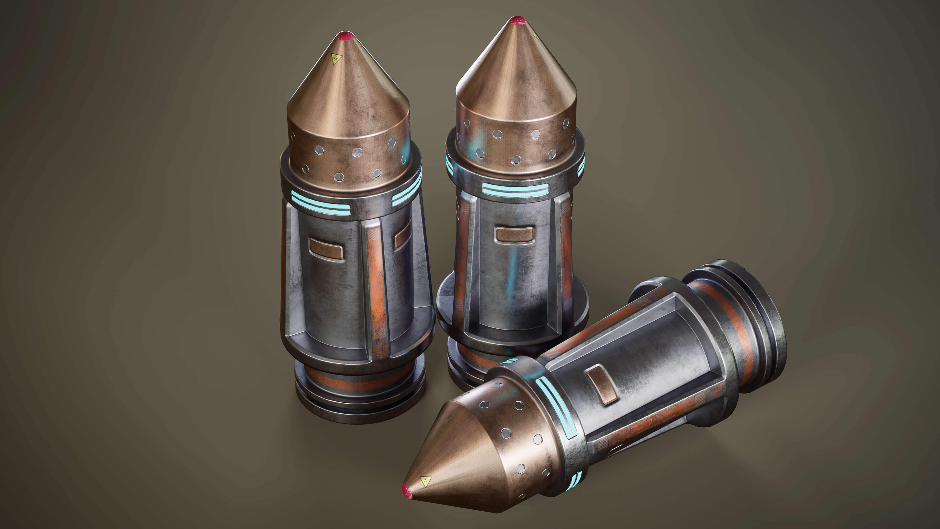 Sci-Fi Bullets Pack Vol. 3 3D Model by FIRA
