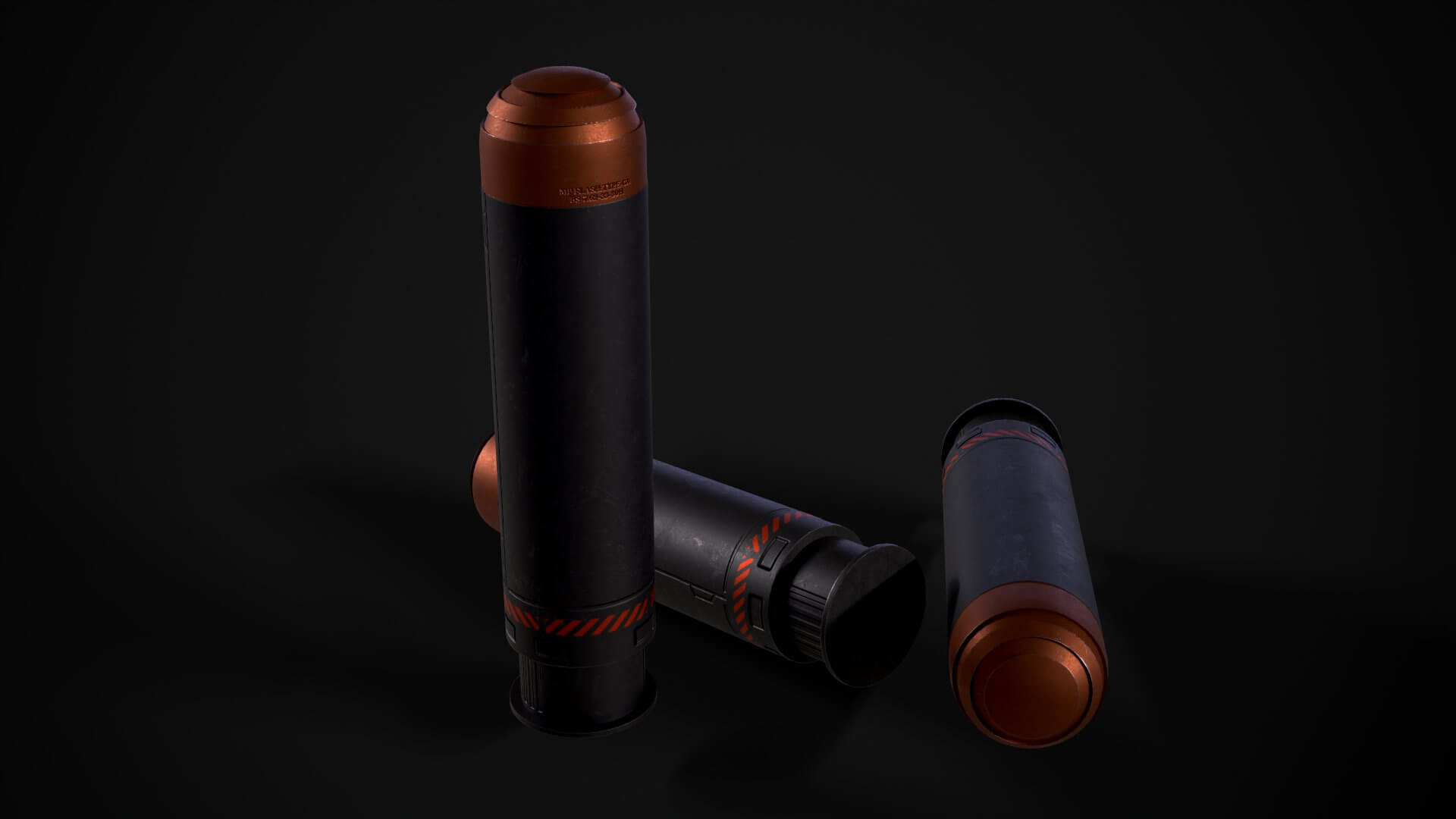 Sci-Fi Bullets Pack 3D Model by FIRA