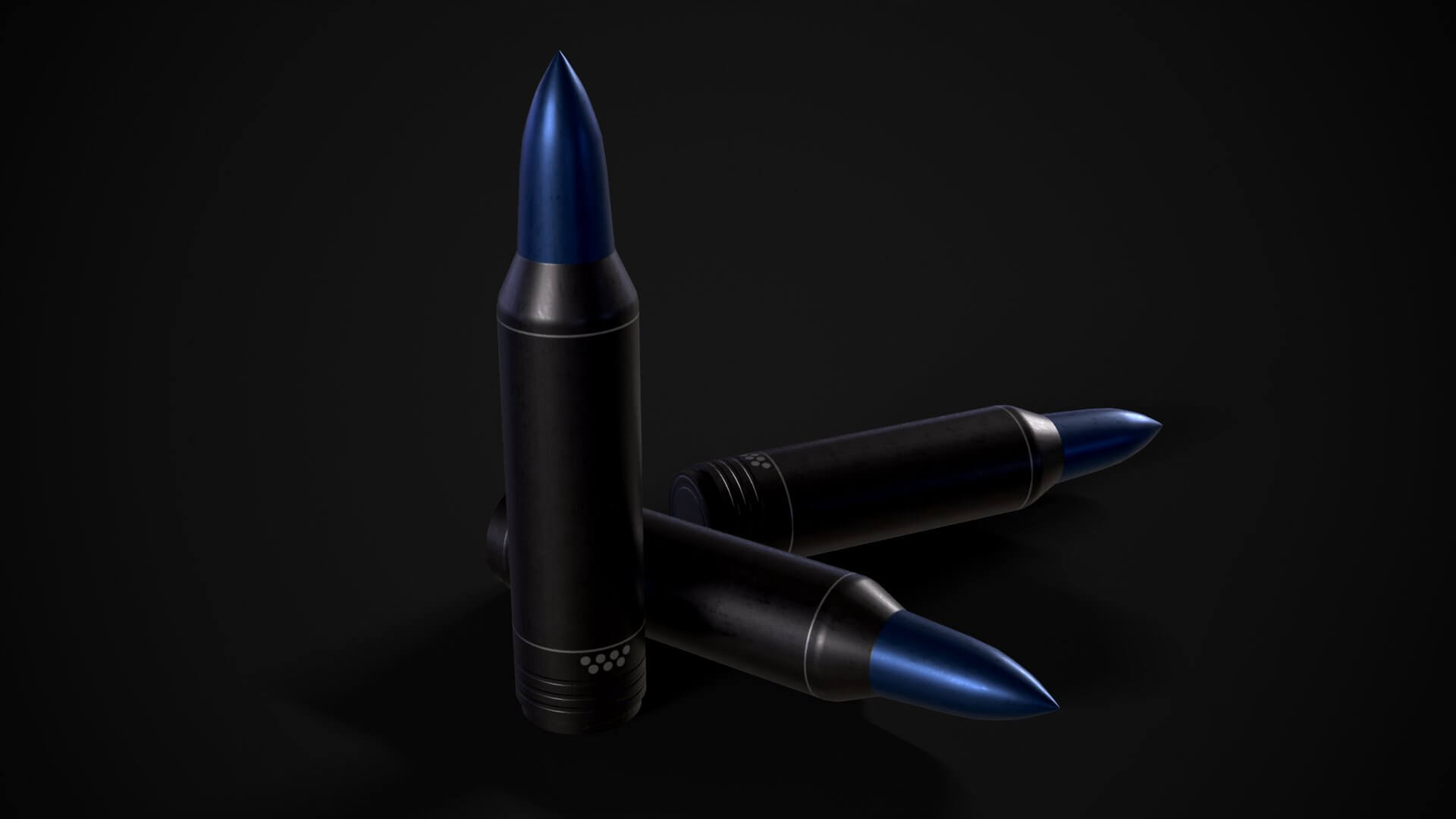 Sci-Fi Bullets Pack 3D Model by FIRA