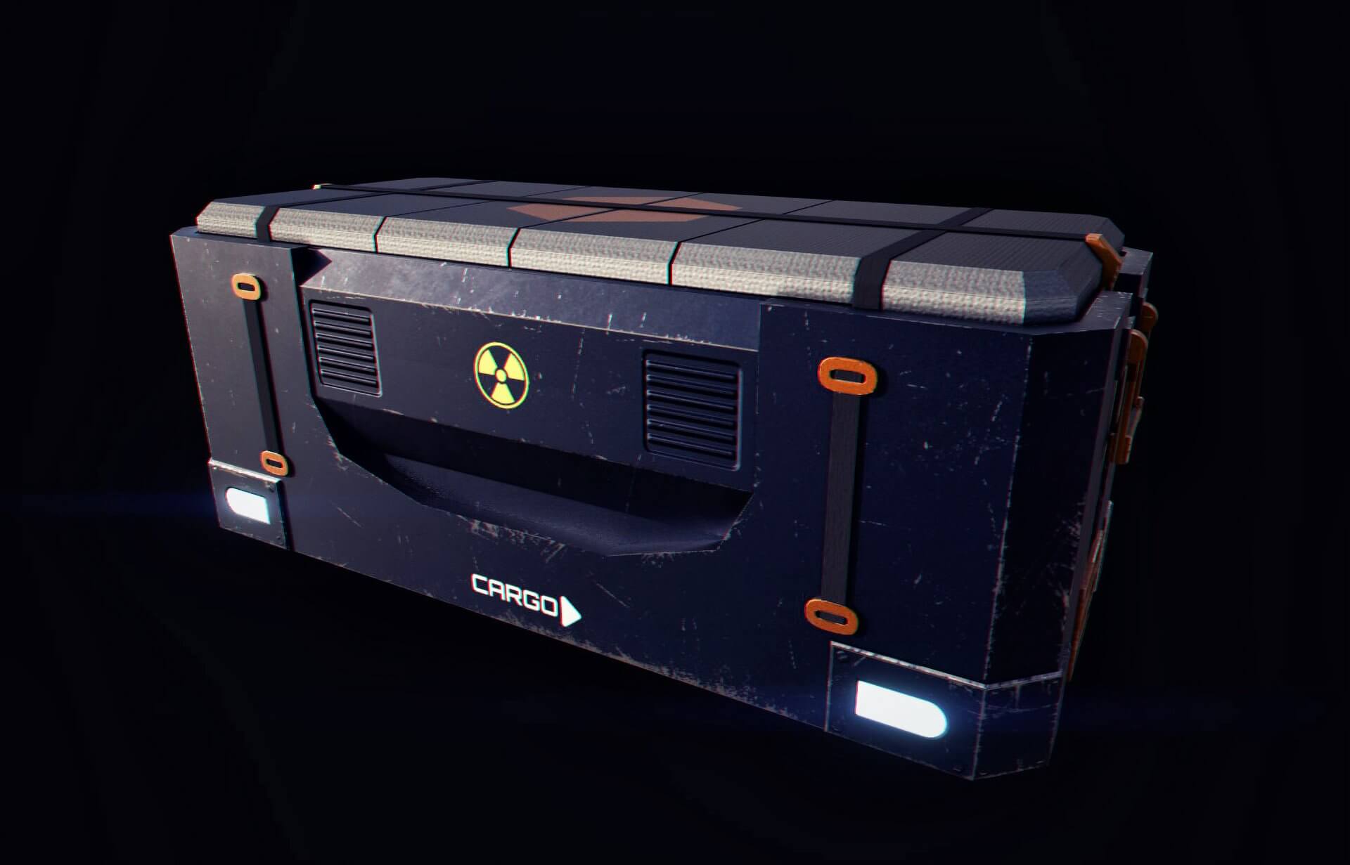 SciFi Cargo Box - 3D Model by FIRA