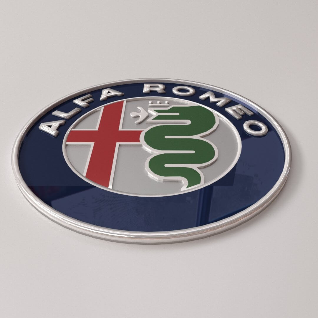 Alfa Romeo Emblem - 3D Model by firdz3d