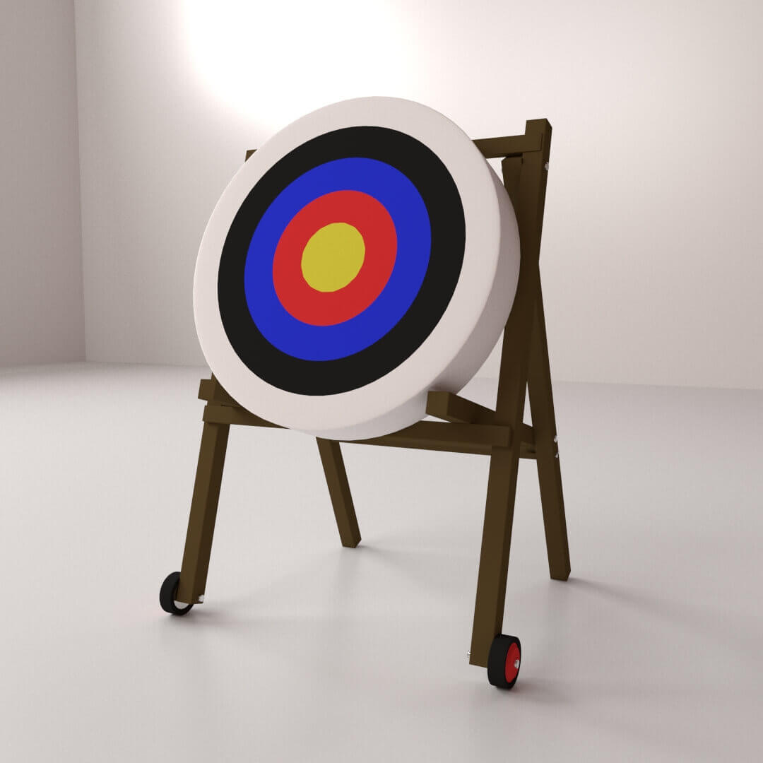 Archery Target - 3D Model by firdz3d