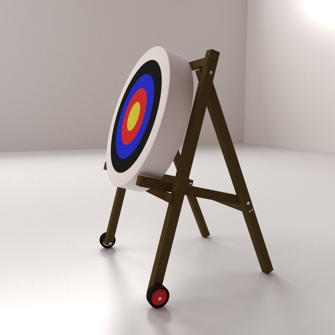 Archery Target - 3D Model by firdz3d