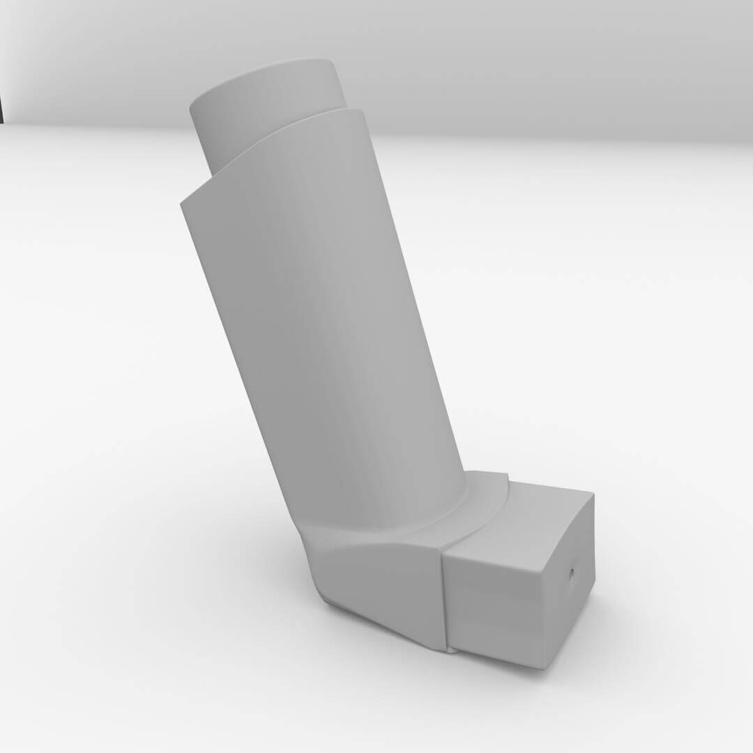 Asthma Inhaler - 3D Model by firdz3d