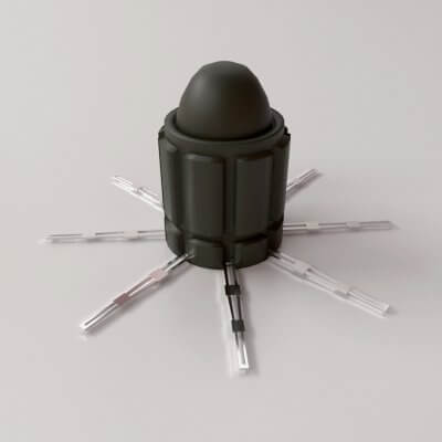 AT2 Anti Tank Mine - 3D Model by firdz3d