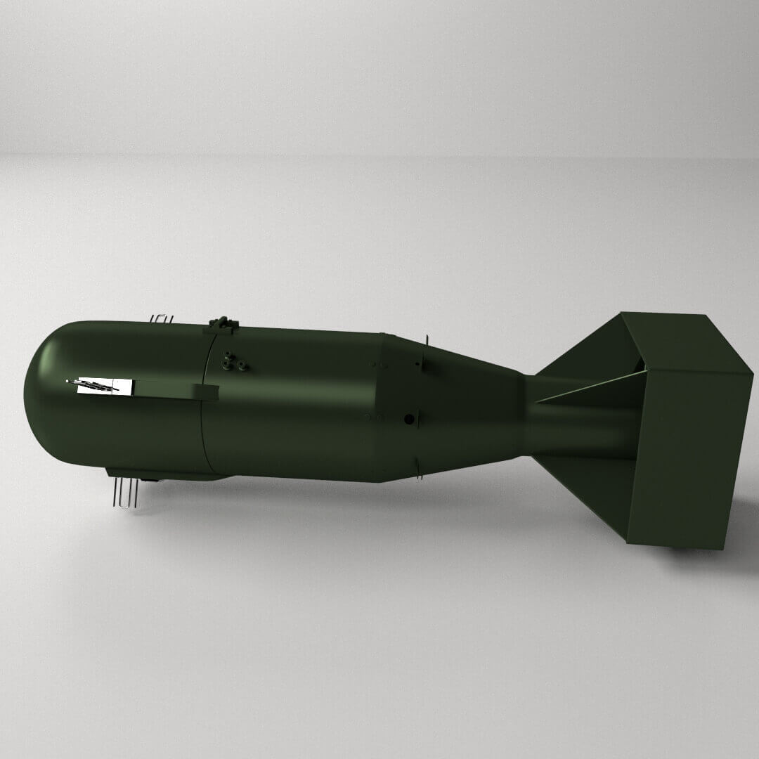 Atomic Bomb - 3D Model by firdz3d