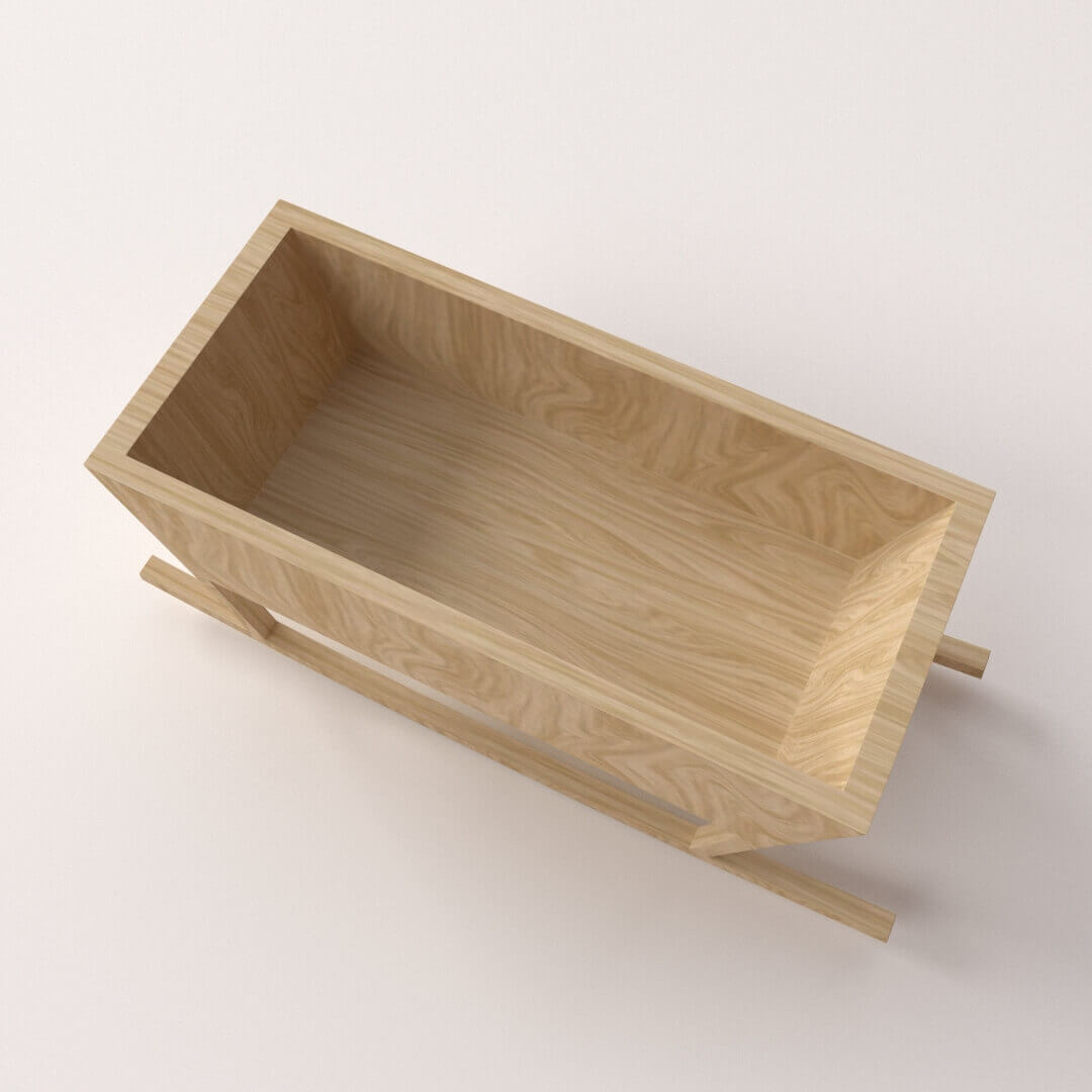 Baby Cradle Crib - 3D Model by firdz3d