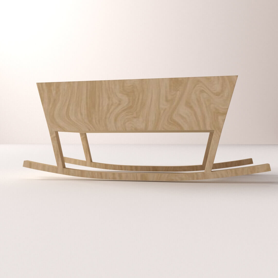 Baby Cradle Crib - 3D Model by firdz3d