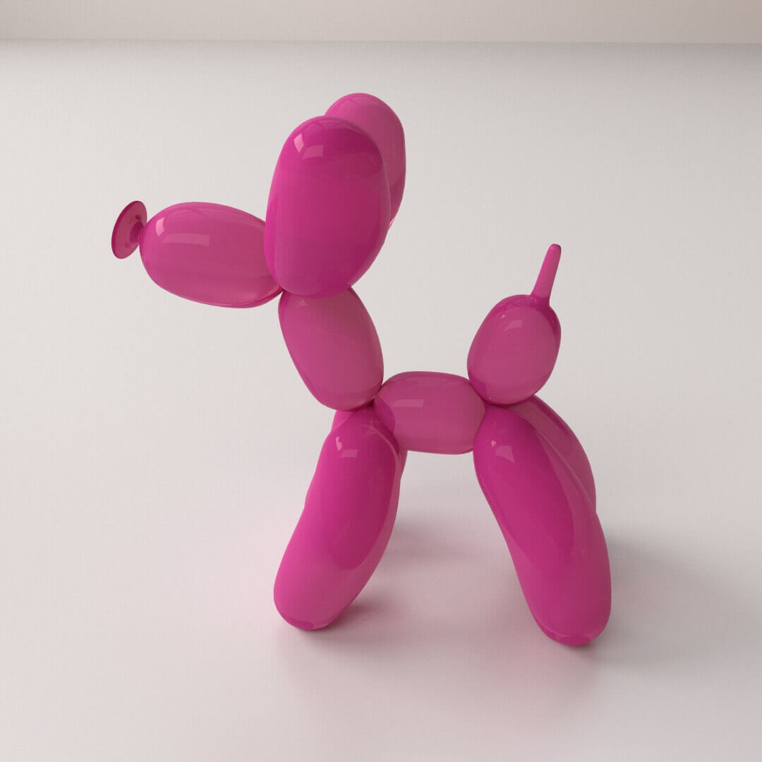 Balloon Poodle - 3D Model by firdz3d