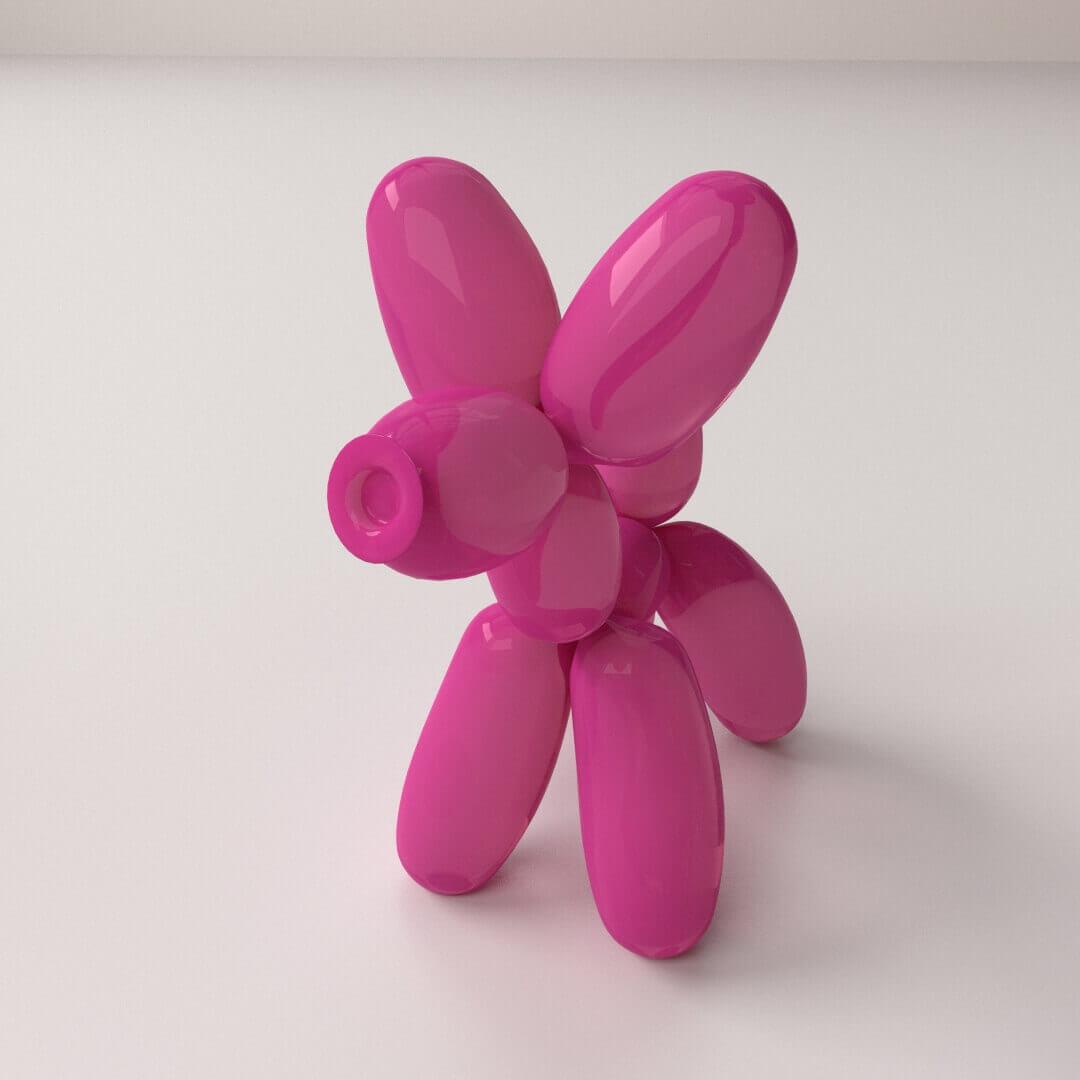 Balloon Poodle - 3D Model by firdz3d