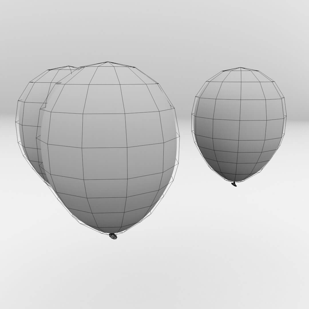 Balloon - 3D Model by firdz3d