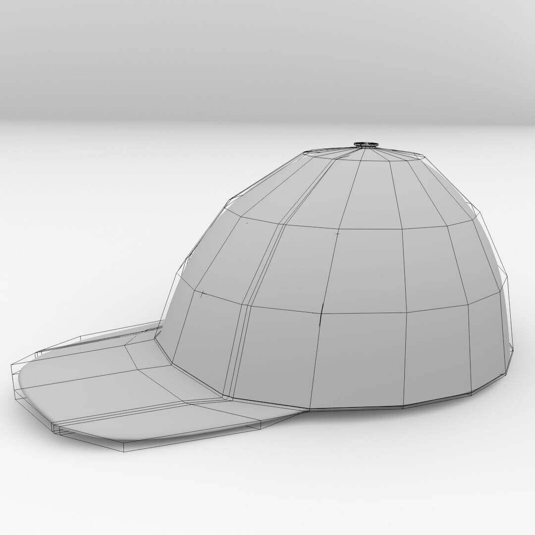 Baseball Cap - 3D Model by firdz3d