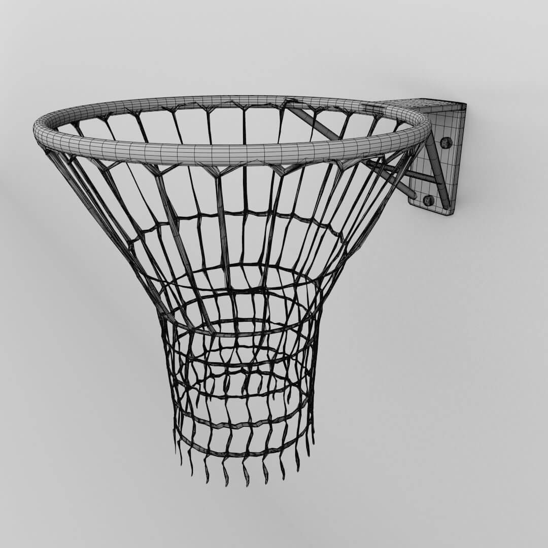 Basketball Hoop - 3D Model by firdz3d