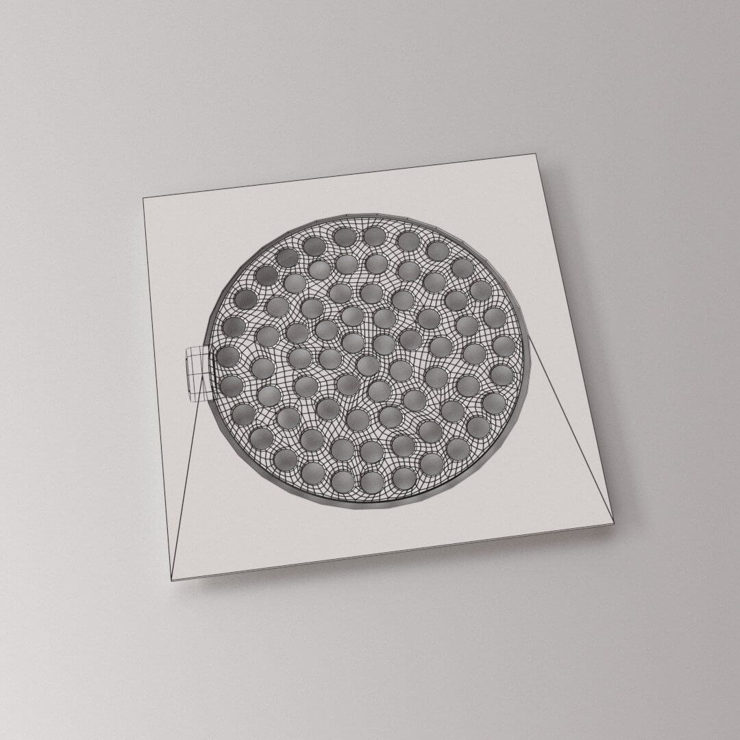 Bathroom Drain Cover - 3D Model by firdz3d