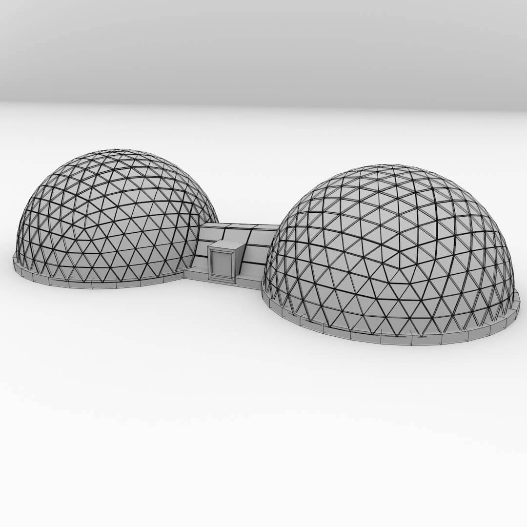 Bio Dome - 3D Model by firdz3d