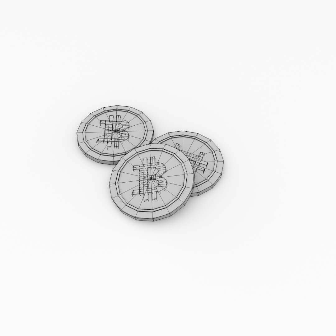 BitCoin - 3D Model by firdz3d