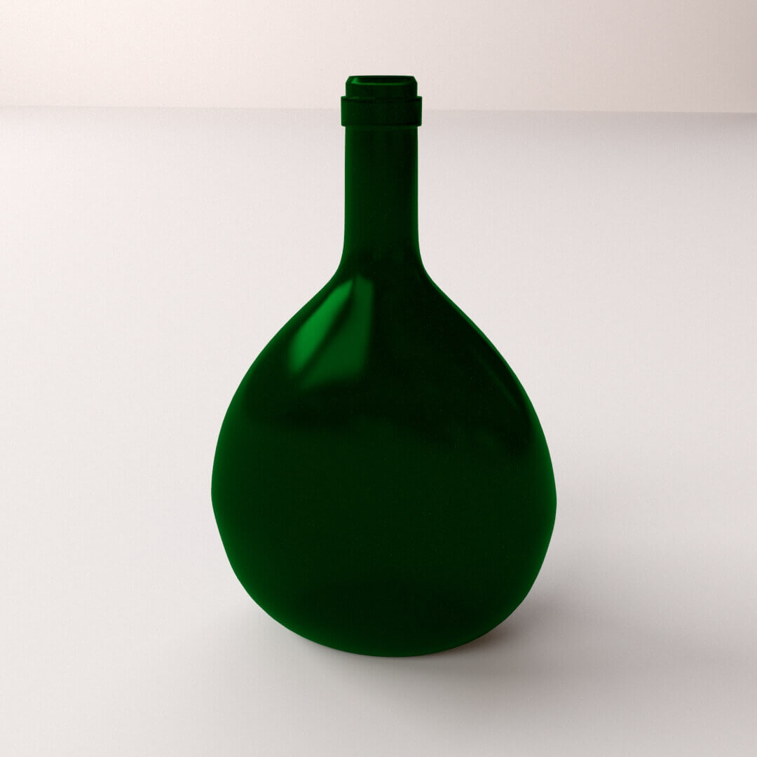 Bocksbeutel - 3D Model by firdz3d