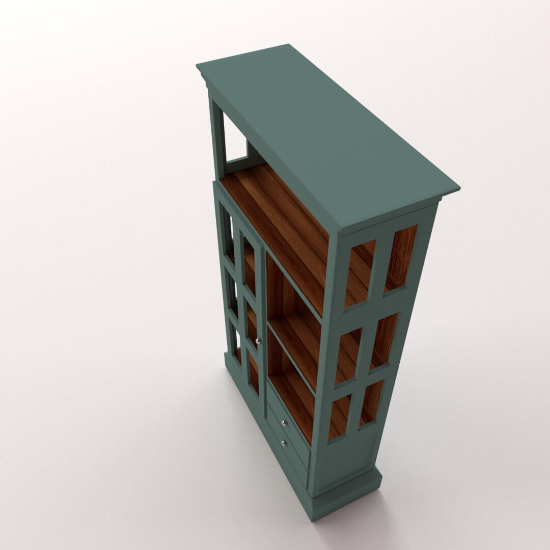 Bookcase - 3D Model by firdz3d