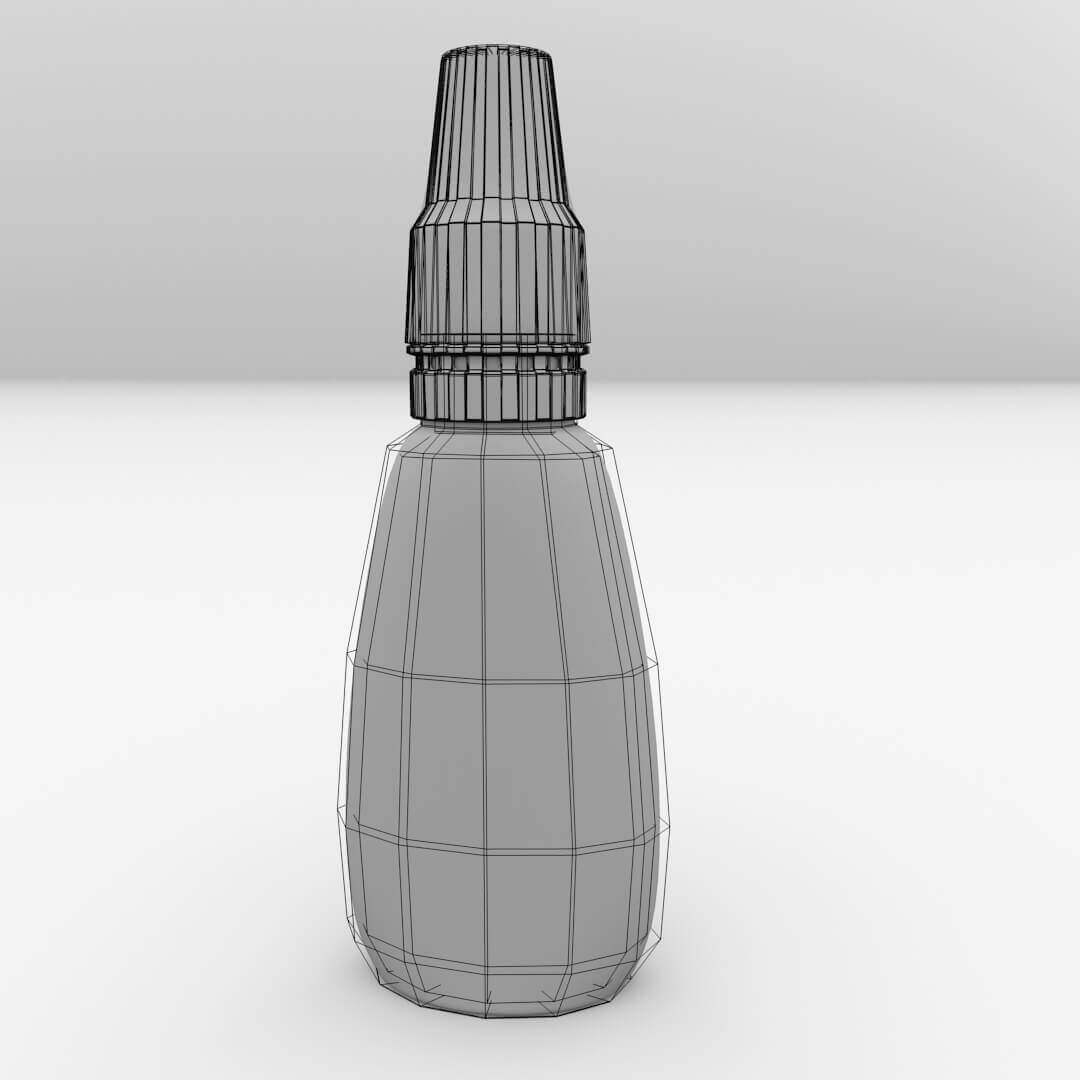 Dropper Bottle - 3D Model by firdz3d