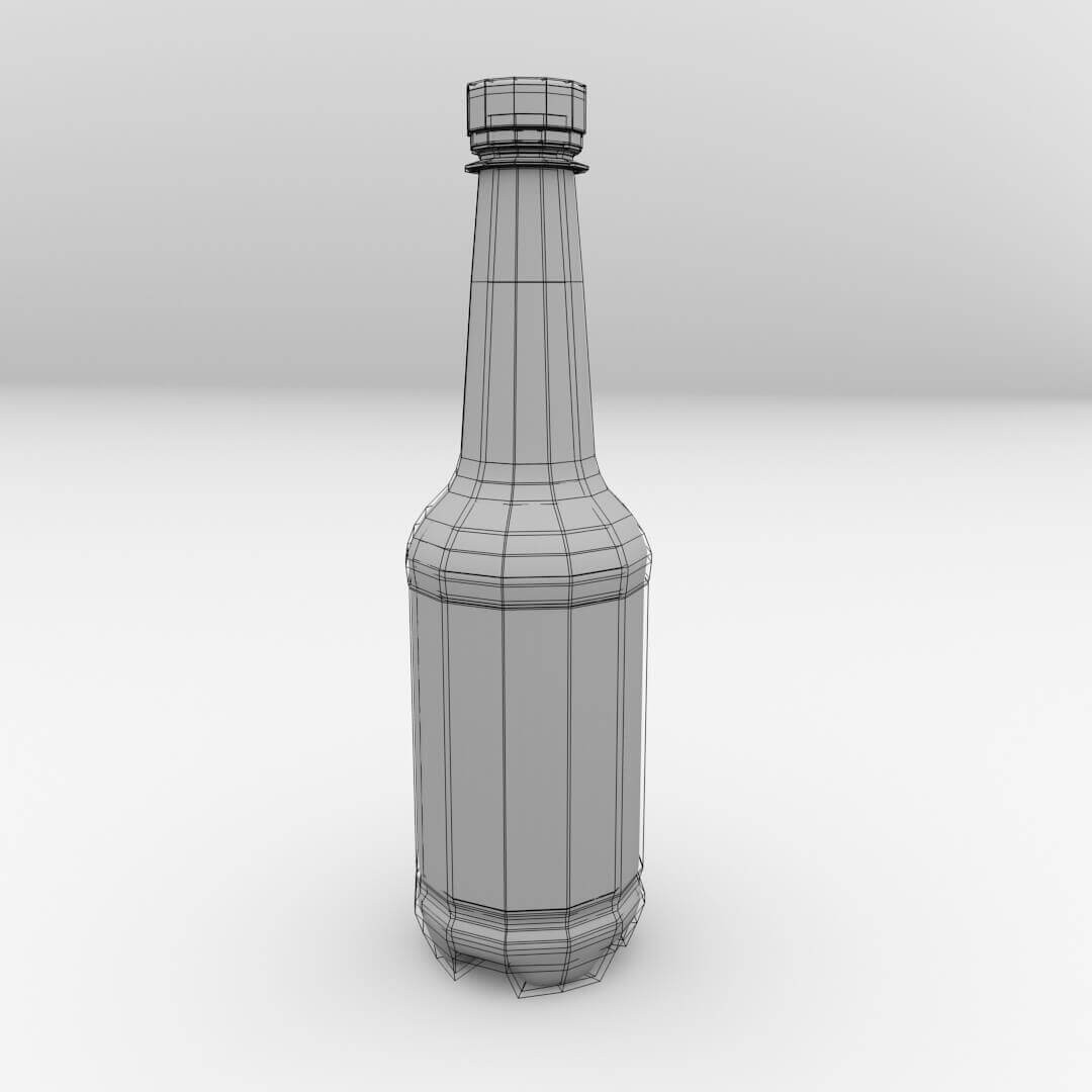 Bottle - 3D Model by firdz3d