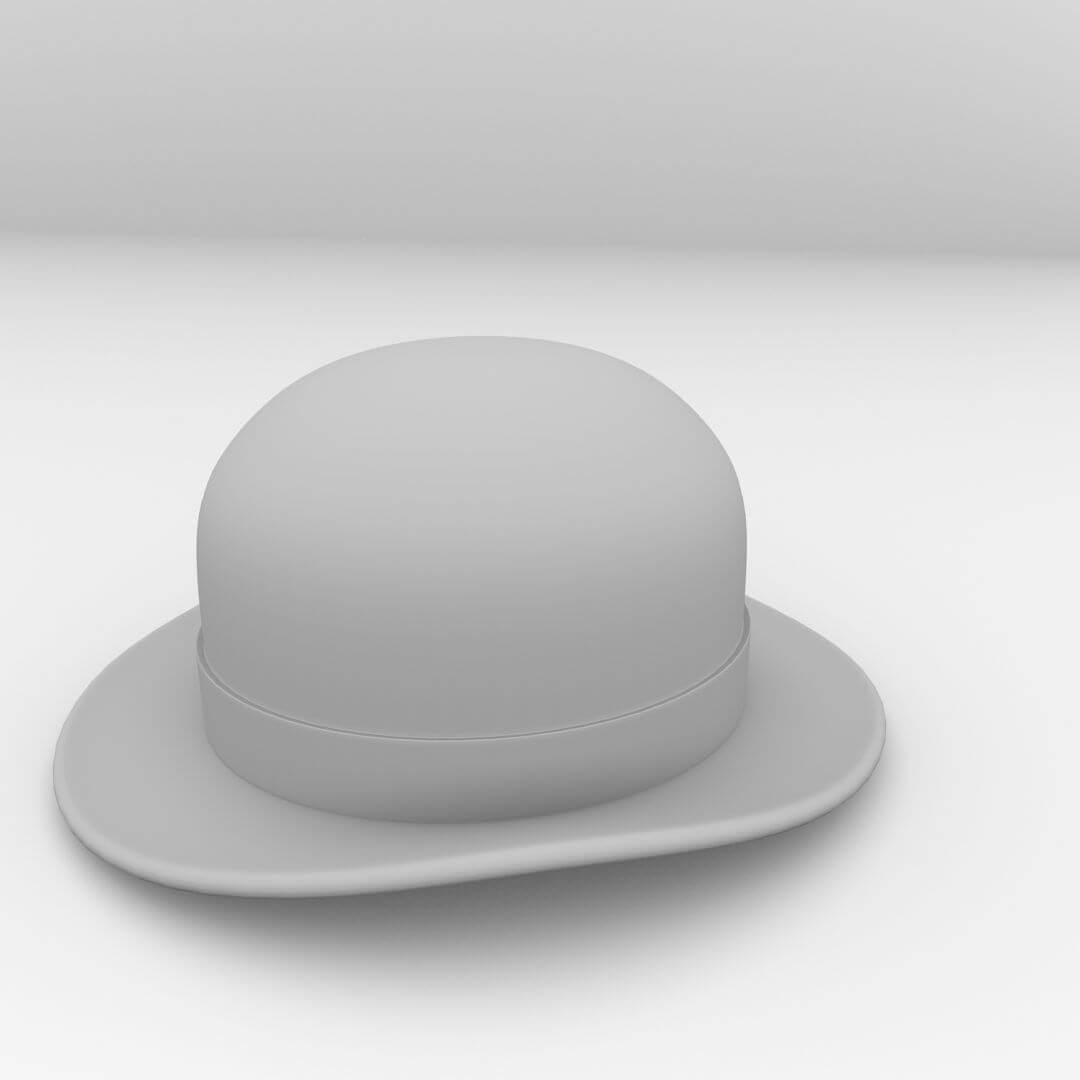 Bowler Hat - 3D Model by firdz3d