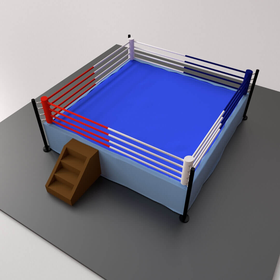 Boxing Ring - 3D Model by firdz3d