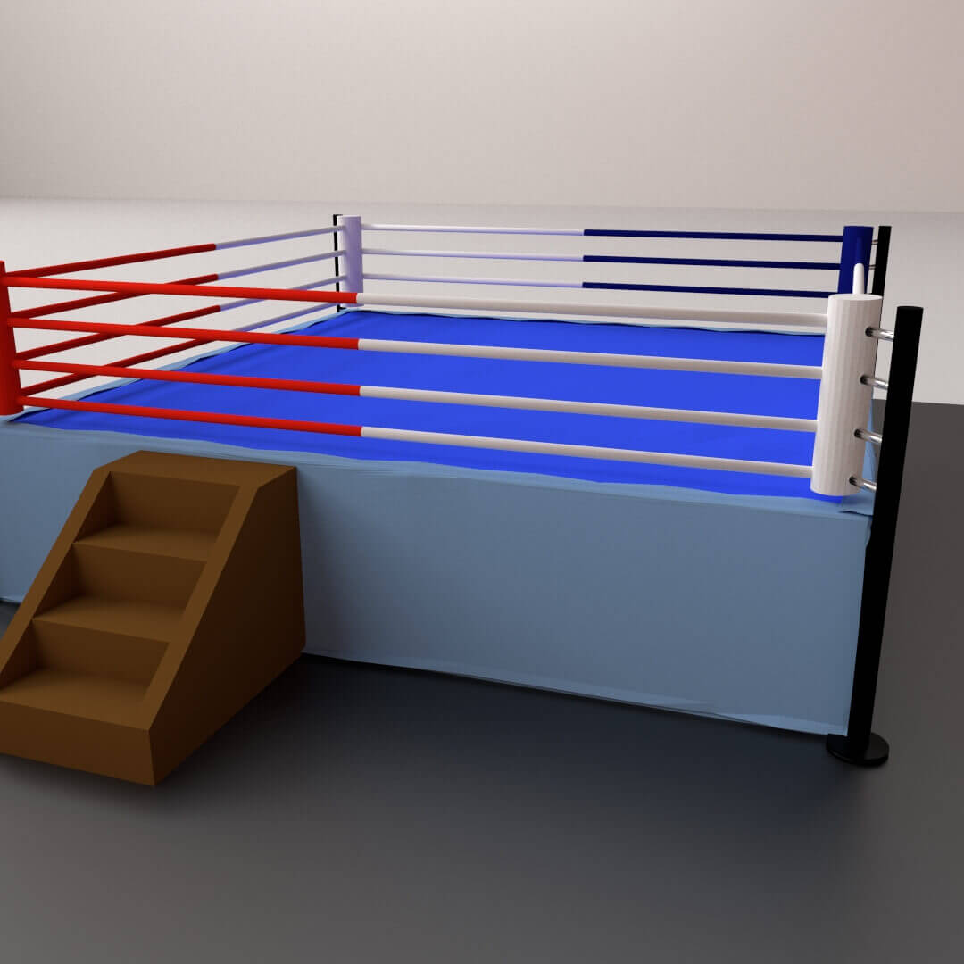Boxing Ring - 3D Model by firdz3d