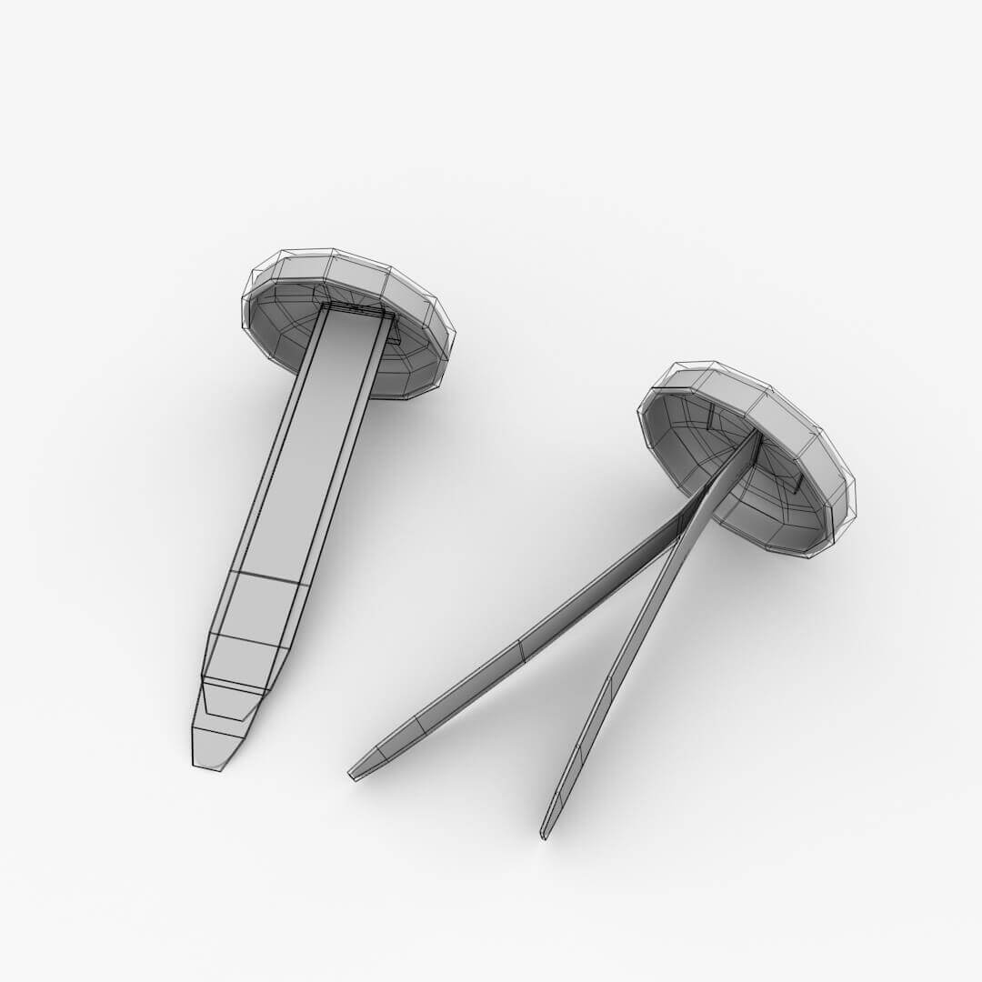 Brass Fastener - 3D Model by firdz3d